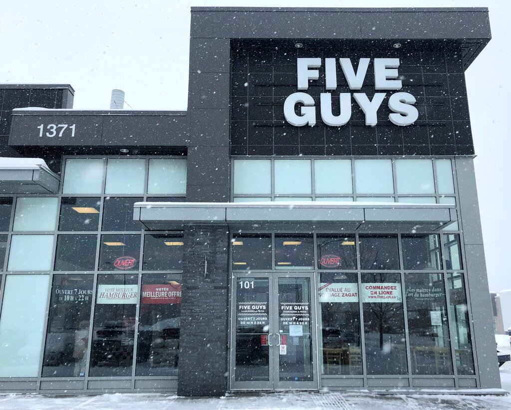 Fast food Five Guys, Quebec, foto