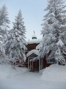 Церковь Рождества Христова Магаданской и Синегорской епархии РПЦ (ulitsa Gidrostroiteley No:8, posyolok gorodskogo tipa Uptar), ortodoks kiliseleri  Magadan Bölgesi'nden