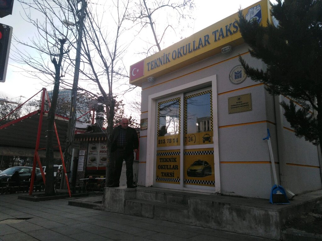Taksi durağı Teknik Okullar Taksi, Ankara, foto