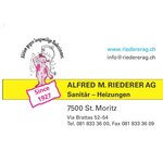 Alfred M. Riederer AG (Via Brattas No:52, St. Moritz, Sankt Moritz), sıhhi tesisat hizmetleri  St. Moritz'den