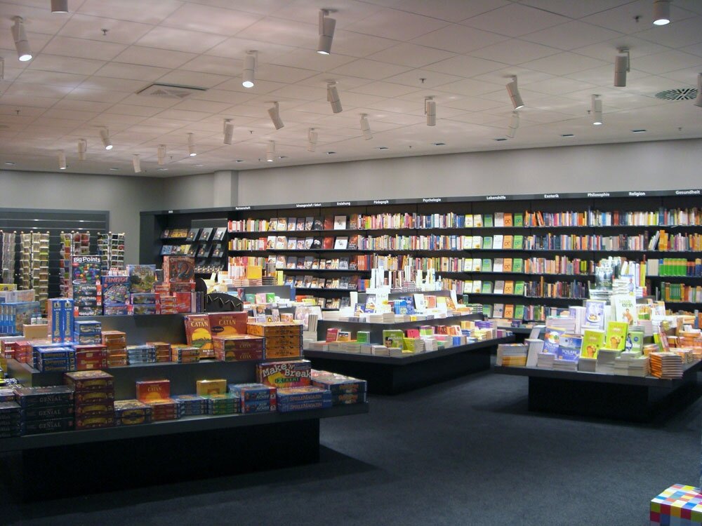 Kitap mağazaları Hugendubel, Leipzig, foto