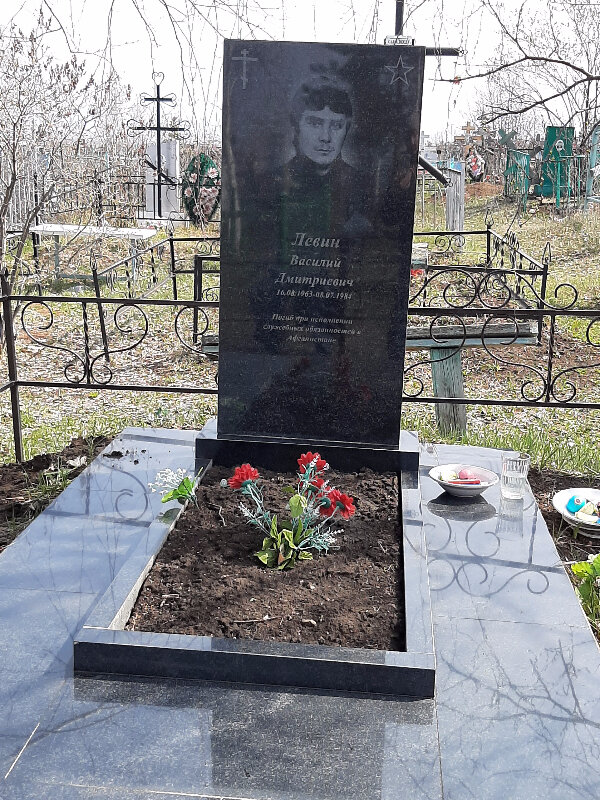 Ünlü kişilerin mezarları В.Д. Левин, Samarskaya oblastı, foto