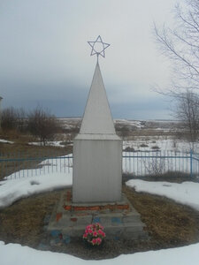 Обелиск воинам-землякам, погибшим в годы Великой Отечественной войны (Republic of Mordovia, Ardatovskiy rayon, derevnya Maloye Ignatovo), anıt, heykel  Mordovya'dan
