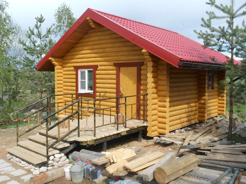 Yazlık ev inşaatı Severny les Parfino, Novgorodskaya oblastı, foto