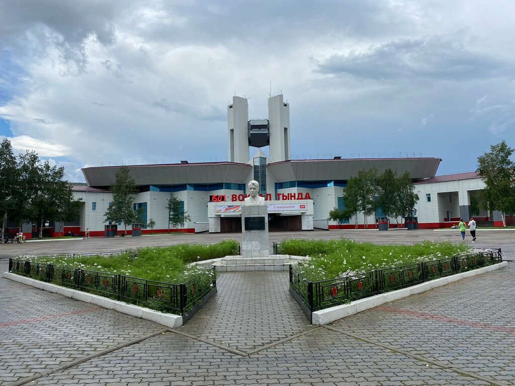 Anıt, heykel Бюст Героя Советского Союза В.П. Мирошниченко, Tynda, foto