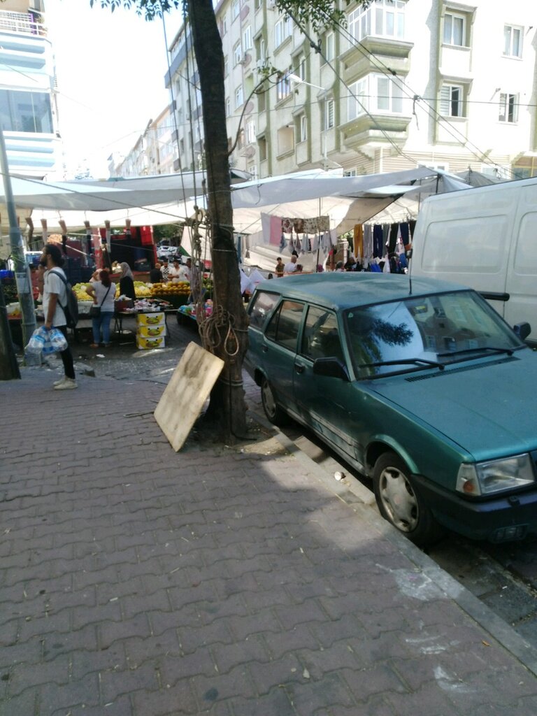 Pazarlar ve çarşılar Siyavuş Paşa Çarşamba Pazarı, İstanbul, foto