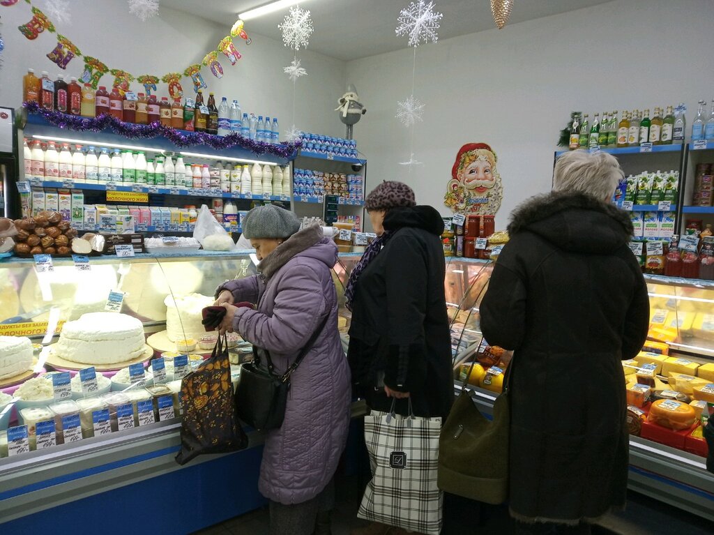 Süt ürünleri satış mağazaları Молочные реки, Moskova, foto