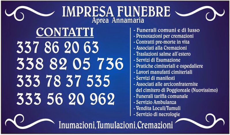 Aile sağlığı merkezi Impresa Funebre Aprea Annamaria, Napoli, foto