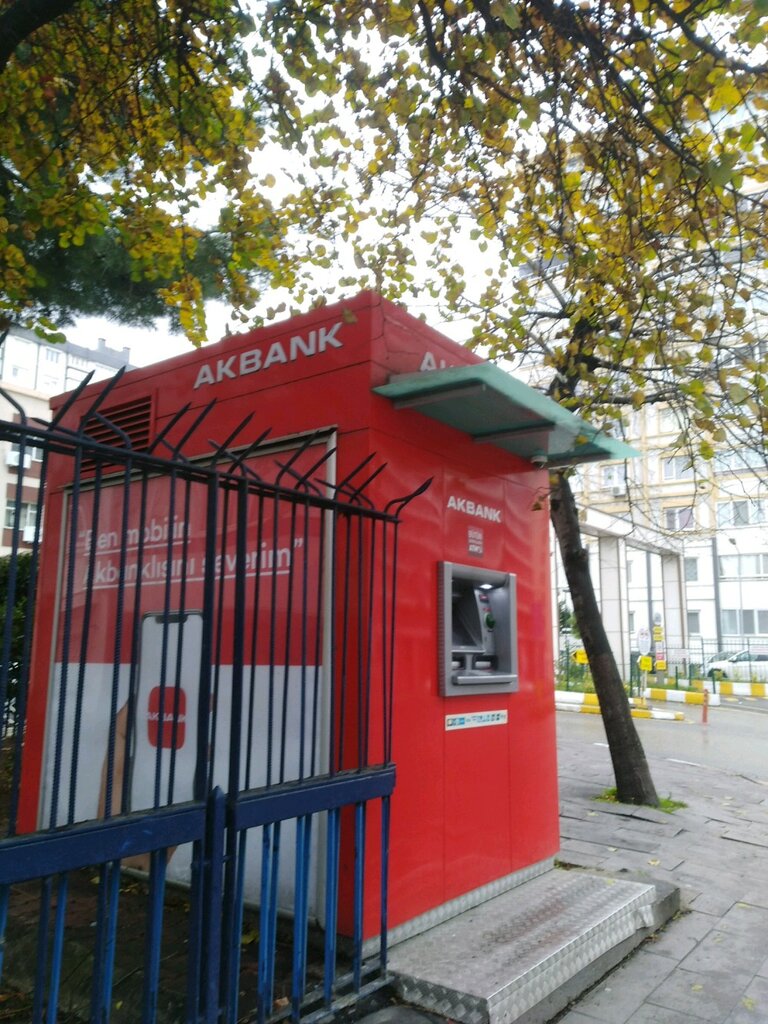 ATM'ler Akbank ATM, İstanbul, foto