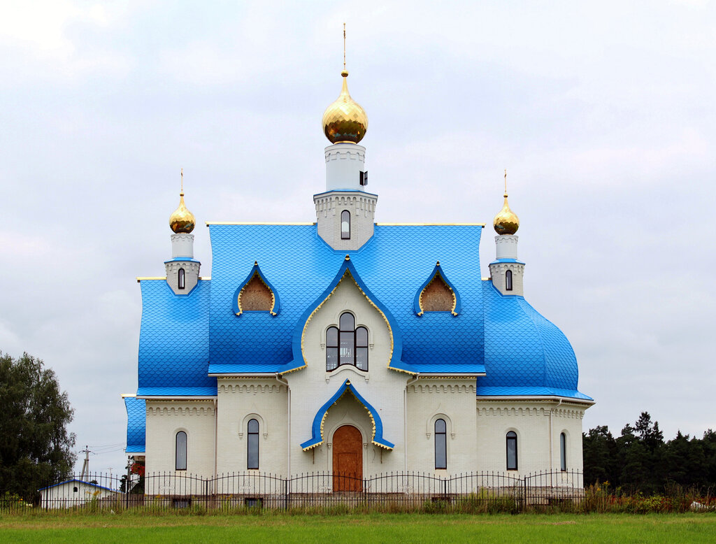 Ortodoks kiliseleri Tserkov Pokrova Presvyatoy Bogoroditsy V Vore-Bogorodskom, Moskova ve Moskovskaya oblastı, foto