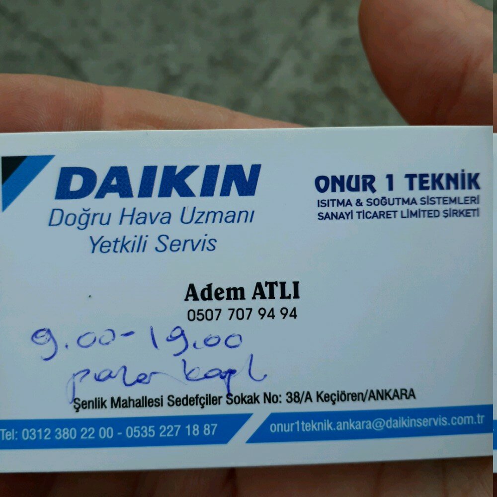 Klima satışı Onur 1 Teknik, Ankara, foto