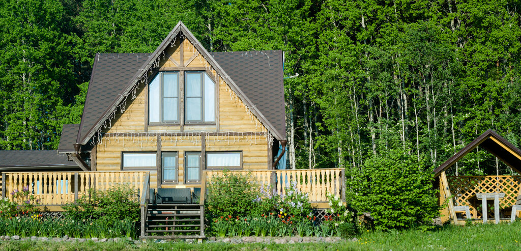 Resort oteller, tesisler Tihotut, Karelya, foto
