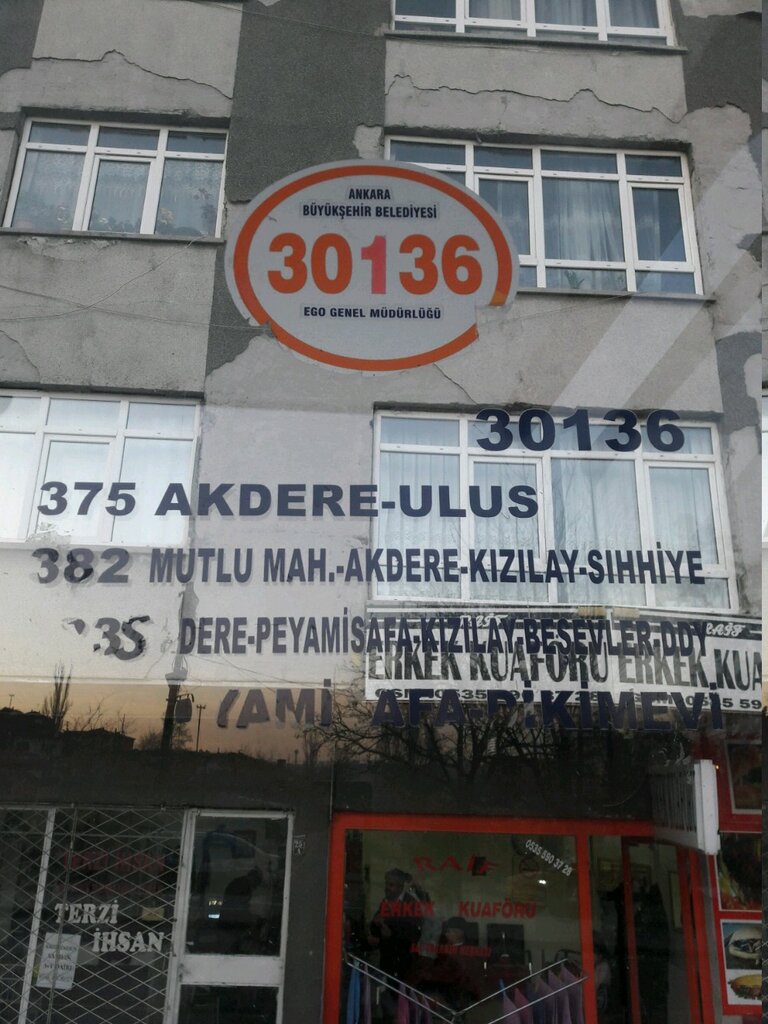 Toplu taşıma durağı 30136 No'lu Durak, Ankara, foto