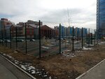 Sports ground (Republic of Mordovia, Saransk, zhiloy rayon Yubileyny, 1st mikrorayon), spor alanı  Saransk'tan