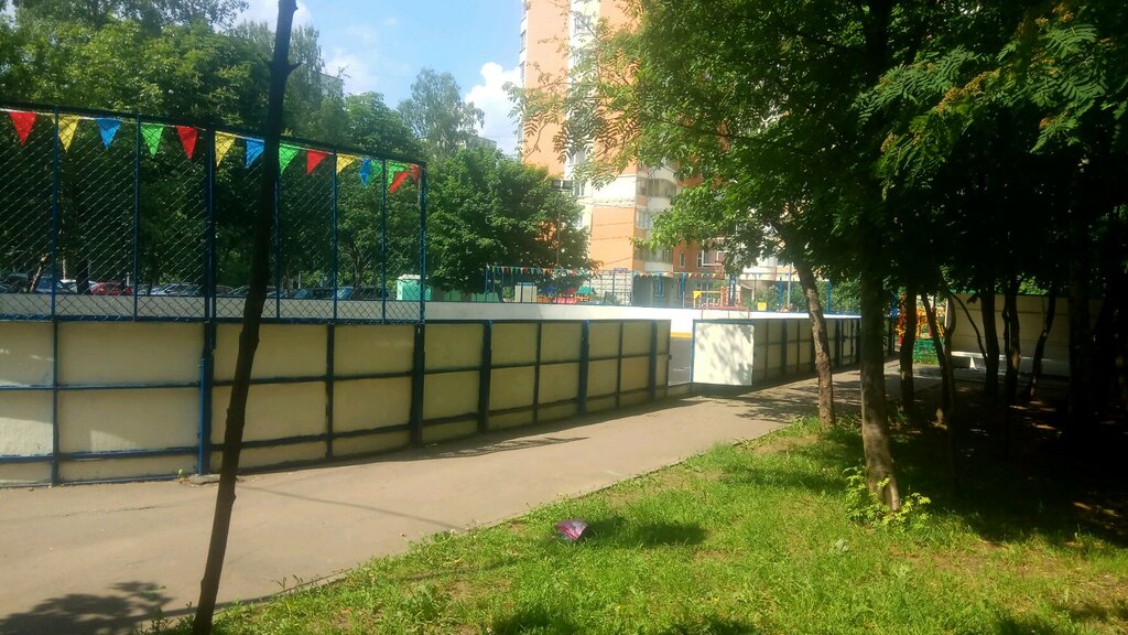 Buz pateni pistleri Ice rink, Moskova, foto