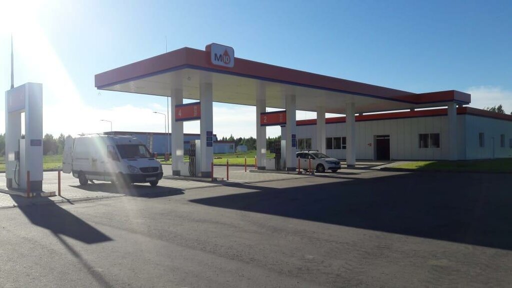 Benzin istasyonu M10-Oil, Tverskaya oblastı, foto