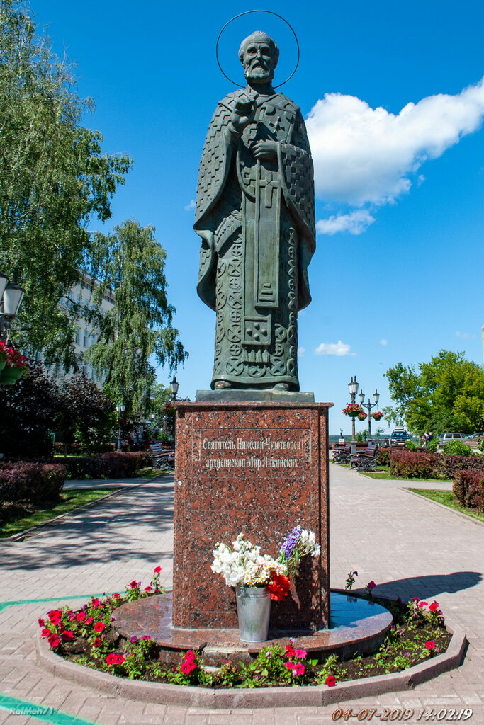 Anıt, heykel Святой Николай Чудотворец, Perm, foto