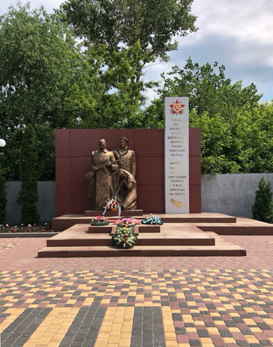 Anıt, heykel Героям Великой Отечественной войны, Lipetskaya oblastı, foto