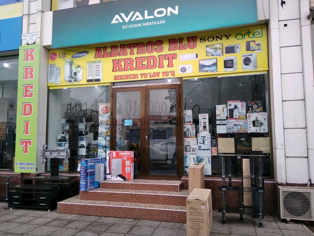 Beyaz eşya mağazaları Albatros blu, Semerkant, foto