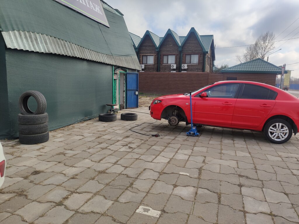 Oto lastik tamiri Шиномонтаж, Rostovskaya oblastı, foto