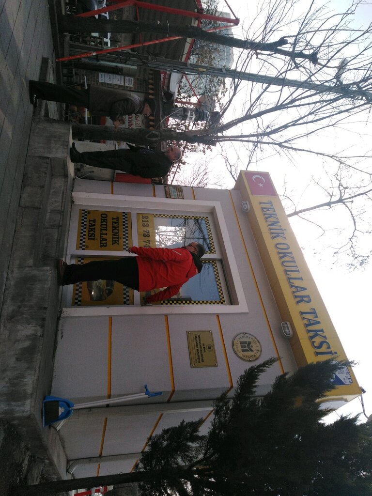Taksi durağı Teknik Okullar Taksi, Ankara, foto