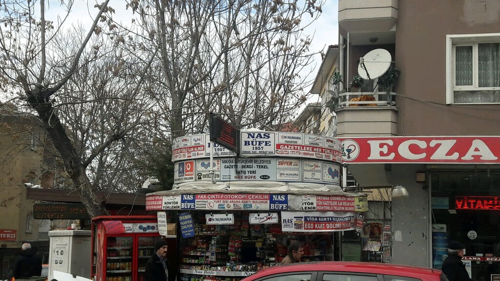 Gazete bayi Passolig, Ankara, foto