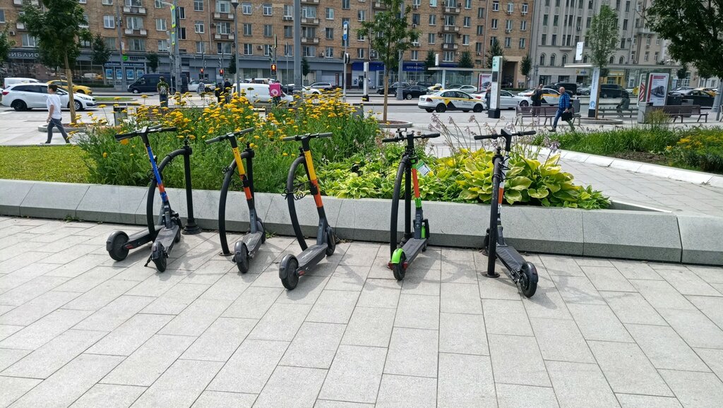 Bisiklet park yerleri Велосипедная парковка, Moskova, foto