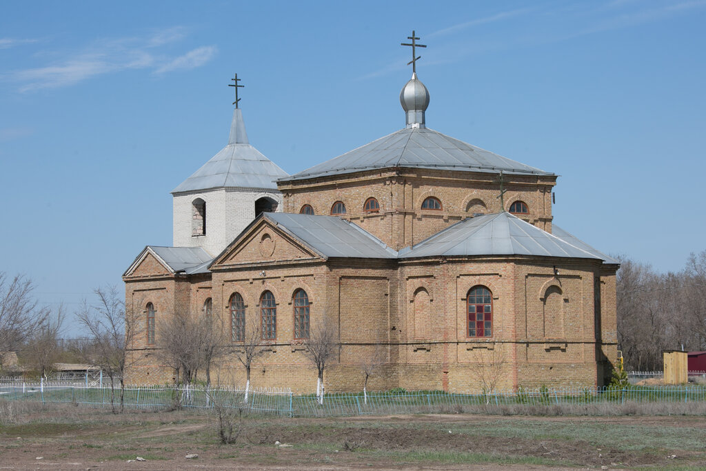 Ortodoks kiliseleri The Cathedral of Christ the Savior, Batı Kazakistan eyaleti, foto
