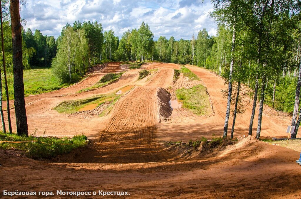 Motosiklet pisti Мотодром Березовая гора, Novgorodskaya oblastı, foto