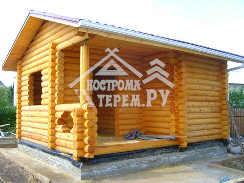 Yazlık ev inşaatı Kostroma Terem, Moskova, foto
