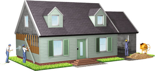 Çatı ve çatı materyalleri Magazin materialov dlya naruzhnoy otdelki doma, Krasnoarmeysk, foto