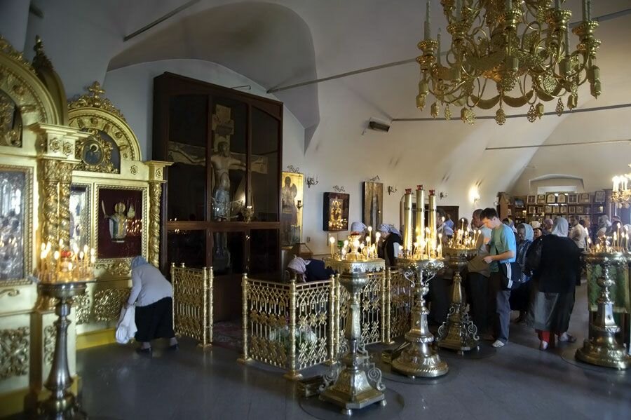 Şapel, haç anıtı Часовня преподобных Прохора и Вассиана Ястребских, Vladimirskaya oblastı, foto