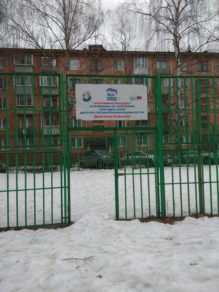 Spor alanı Баскетбольная площадка, Moskova ve Moskovskaya oblastı, foto