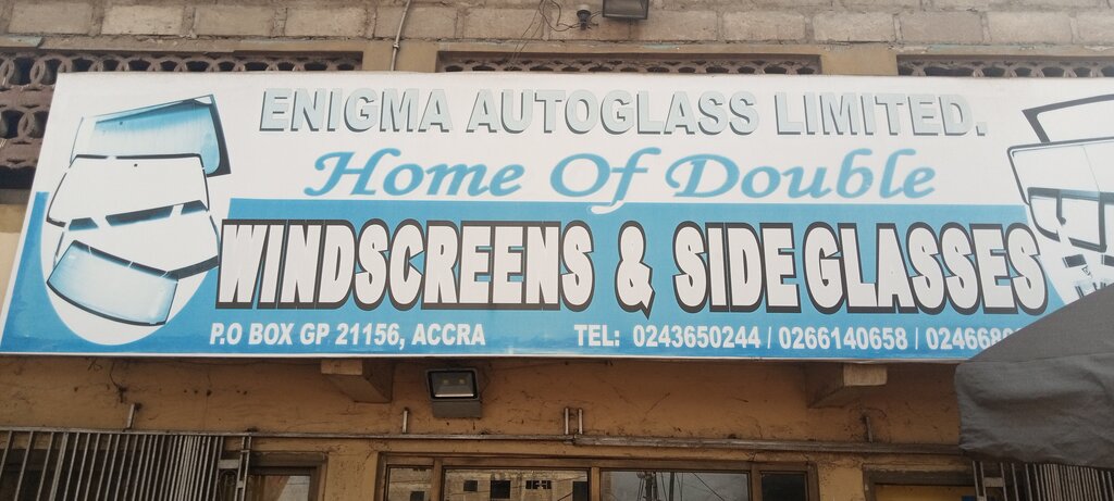 Otomobil camları Enigma Autoglass Limited, Akra, foto