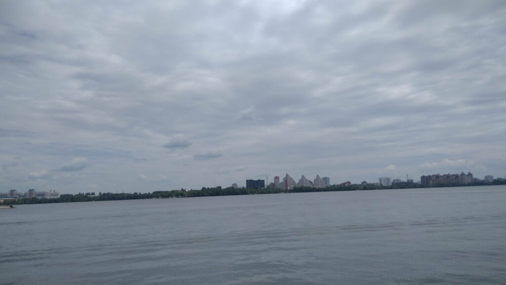 Toplu taşıma durağı Chernavskiy Bridge, Voronej, foto