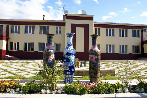 Resort oteller, tesisler Red lighthouse, Habarovski krayı, foto