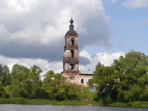 The Church of the Elevation of the Life-creating Cross (Naberezhnaya ulitsa No:2, selo Vozdvizhenskoye), ortodoks kiliseleri  Yaroslavskaya oblastından
