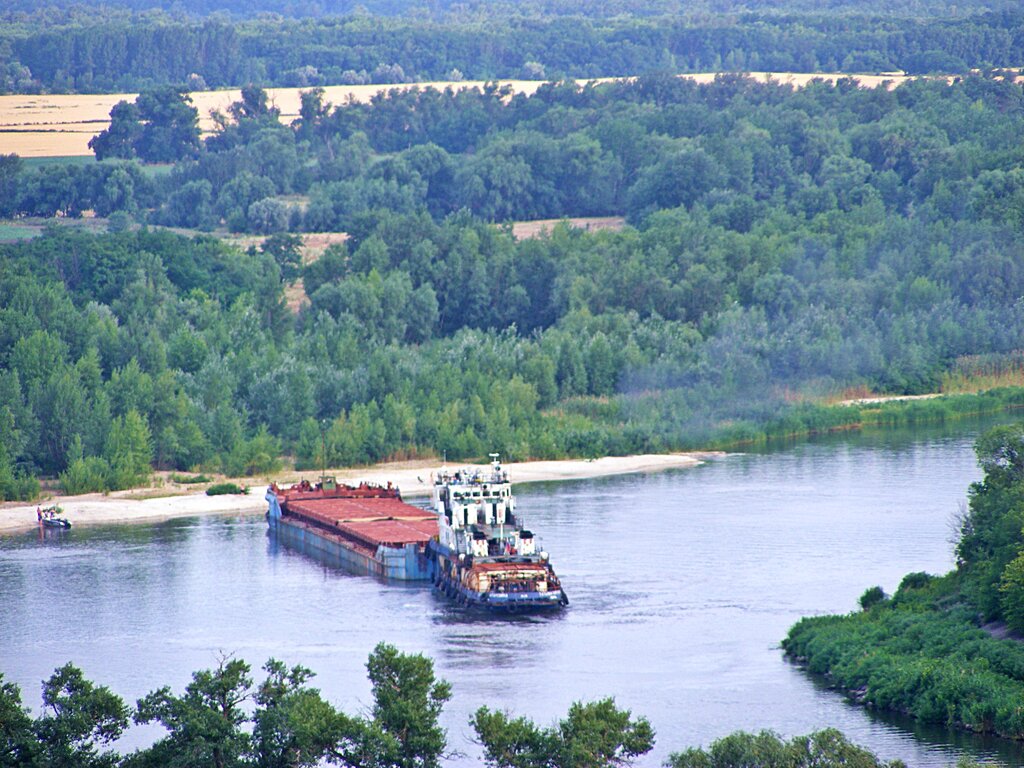 i̇skele, liman, gemicilik firmaları Ust-Donetsky port, Rostovskaya oblastı, foto