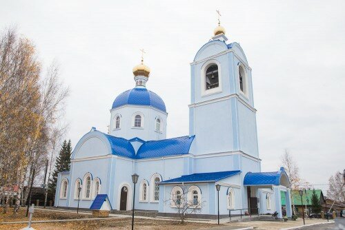 Ortodoks kiliseleri Церковь иконы Божией Матери Всех скорбящих Радость, Hantı‑Mansi Özerk Okrugu, foto