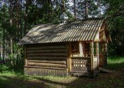 Ortodoks kiliseleri Chasovnya Ikony Bozhiyey Materi Kazanskaya V Volchyem Ruchye, Arhangelskaya oblastı, foto