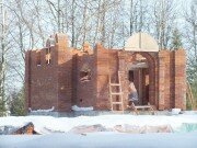 Ortodoks kiliseleri Chasovnya Luki, arkhiyepiskopa Krymskogo, V Khmolino, Moskova ve Moskovskaya oblastı, foto