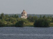 Ortodoks kiliseleri Tserkov Sreteniya Gospodnya V Kovzhe, Vologodskaya oblastı, foto