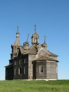 Ortodoks kiliseleri Tserkov Pokrova Presvyatoy Bogoroditsy V Chikinskoy, Arhangelskaya oblastı, foto