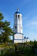 Ortodoks kiliseleri Bell tower of Transfiguration Church, Tverskaya oblastı, foto