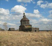 Ortodoks kiliseleri Tserkov Petra i Pavla V Shokino, Nijegorodskaya oblastı, foto