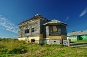 Ortodoks kiliseleri Tserkov Nikolaya Chudotvortsa V Kargomeni, Arhangelskaya oblastı, foto