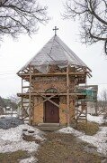 Şapel, haç anıtı Chasovnya Nikolaya Chudotvortsa V Vitino, Saint‑Petersburg ve Leningradskaya oblastı, foto