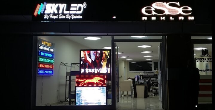 Tabela yapımı Skyled, İstanbul, foto