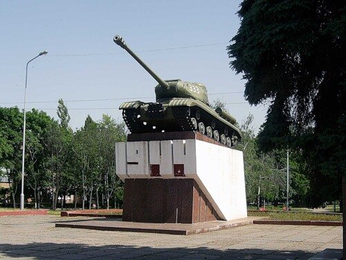 Anıt, heykel Мемориал Великой Отечественной войны, Nikopol, foto