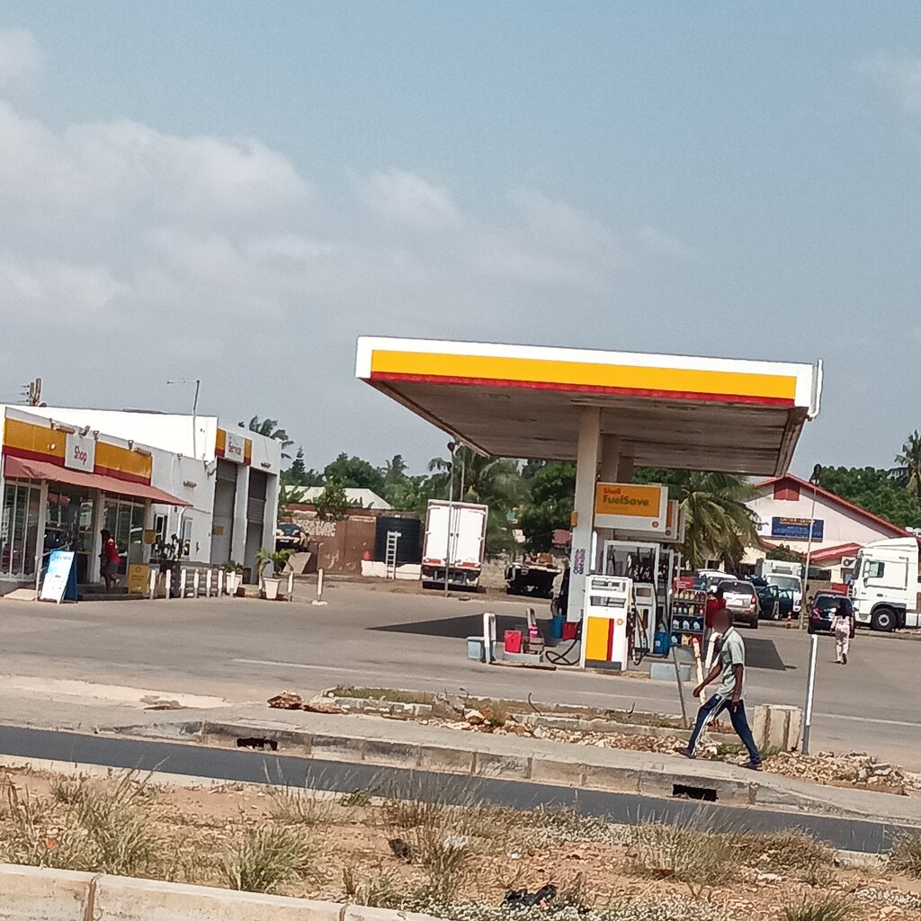 Benzin istasyonu Shell Fuel Station, Dünya, foto